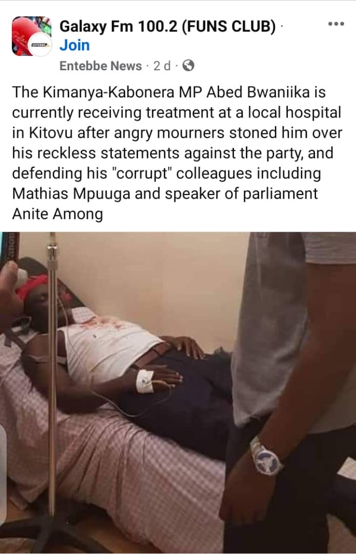 FALSE: This image isn’t of Ugandan MP Abed Bwanika after he was stoned ...