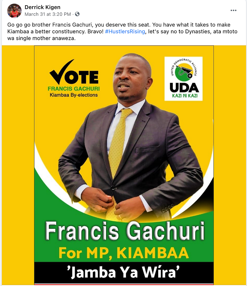 FAKE: This election campaign poster featuring Kenyan journalist Francis ...