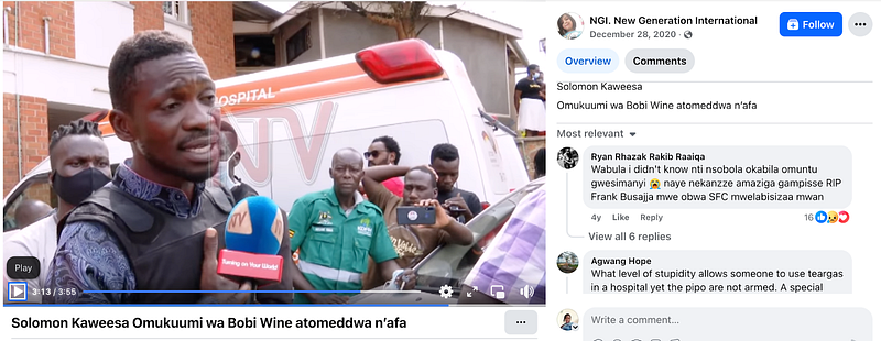 FALSE: This video isn’t of Bobi Wine announcing the alleged death of ...