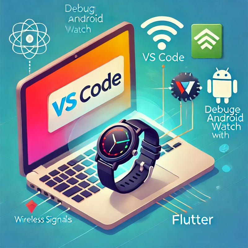 How to Connect an Android Watch with a PC for Debugging Flutter Apps | By Aakash Pamnani
