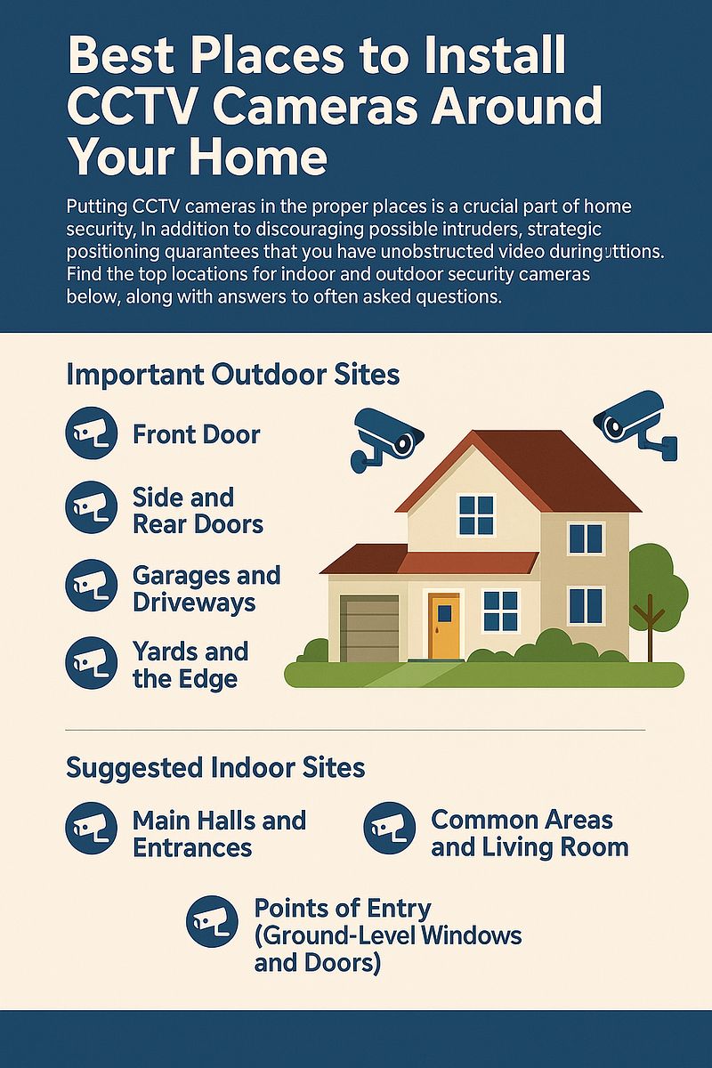 Best Places to Install CCTV Cameras Around Your Home - Eagle Eyes Security Systems