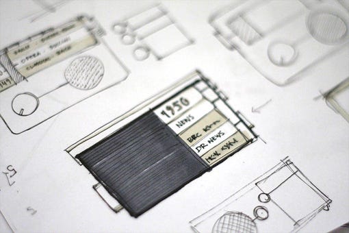 Exemplos recentes de wireframes do I Love Wireframes