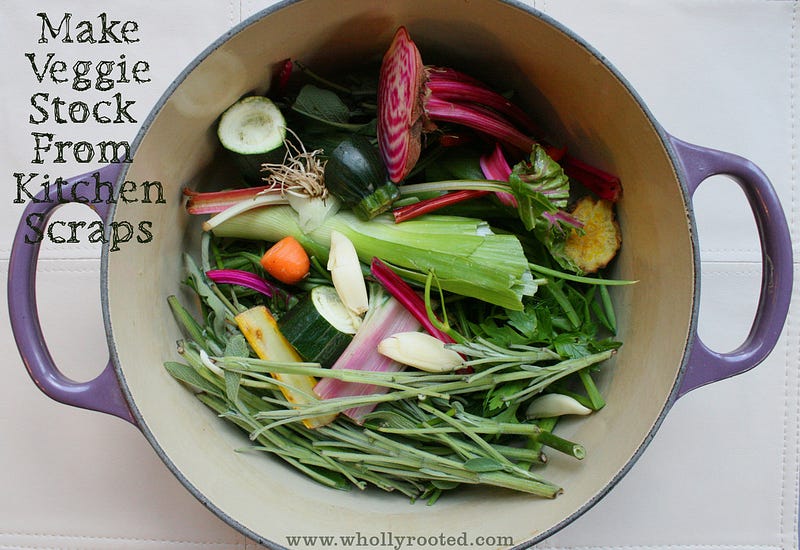 Make Your Own Stock from Kitchen Scraps. - by Denise Cusack