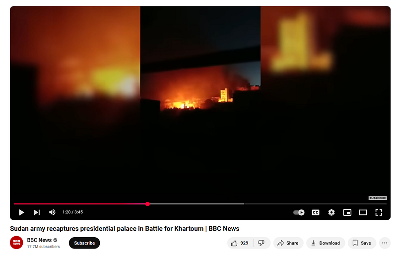 PARTLY FALSE: This image is not of an airstrike in Somalia’s Jilib Town