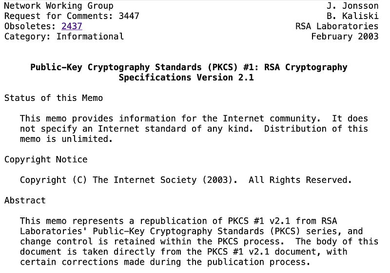 Explaining RSA PKCS#1.5, RSA OAEP or RSA PSS