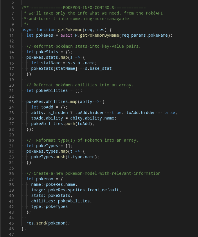 Refactoring A Simple Node js API