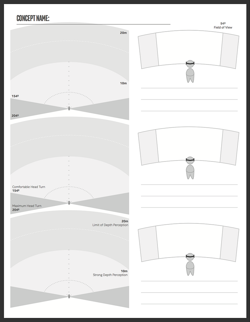 VR Sketch Sheets – Prototyping: From UX to Front End