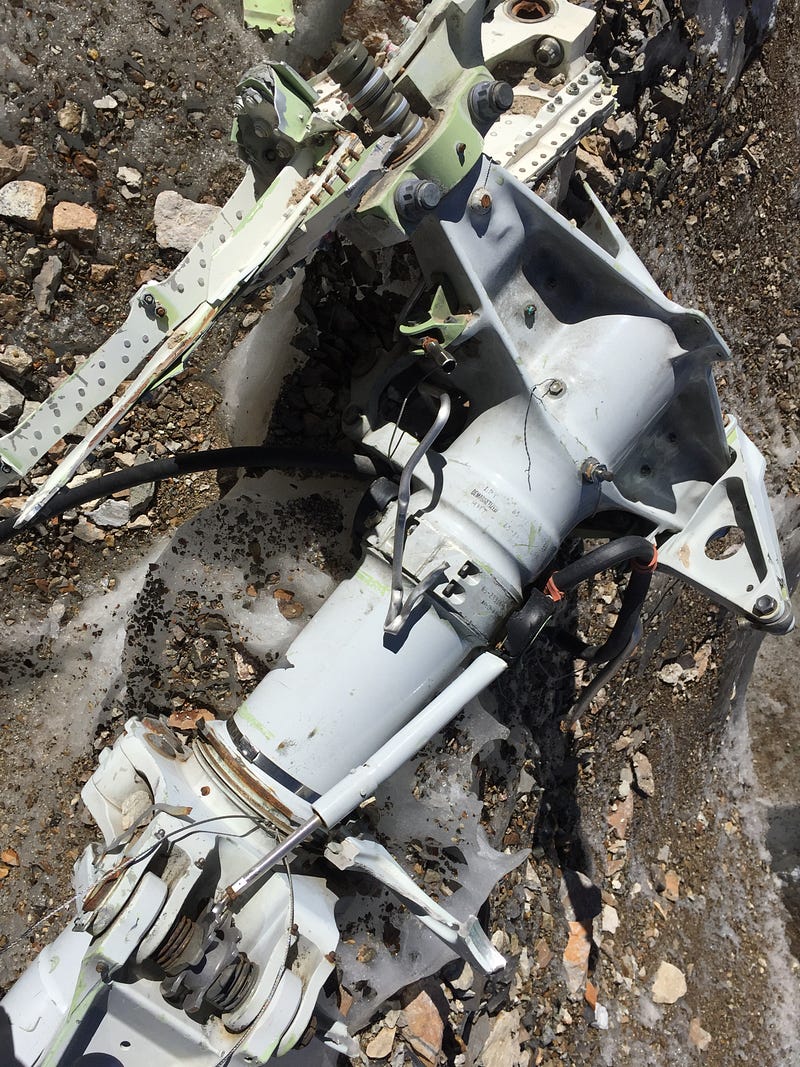 The debris of Flight 980 – Operation Thonapa