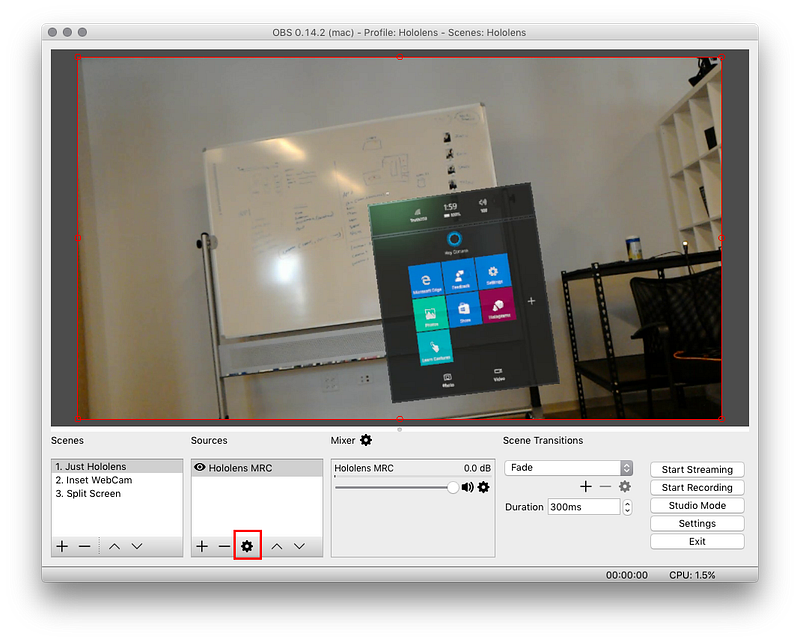 GitHub - dt1900/OBS-Hololens-Profile: OBS profile and scene collection ...