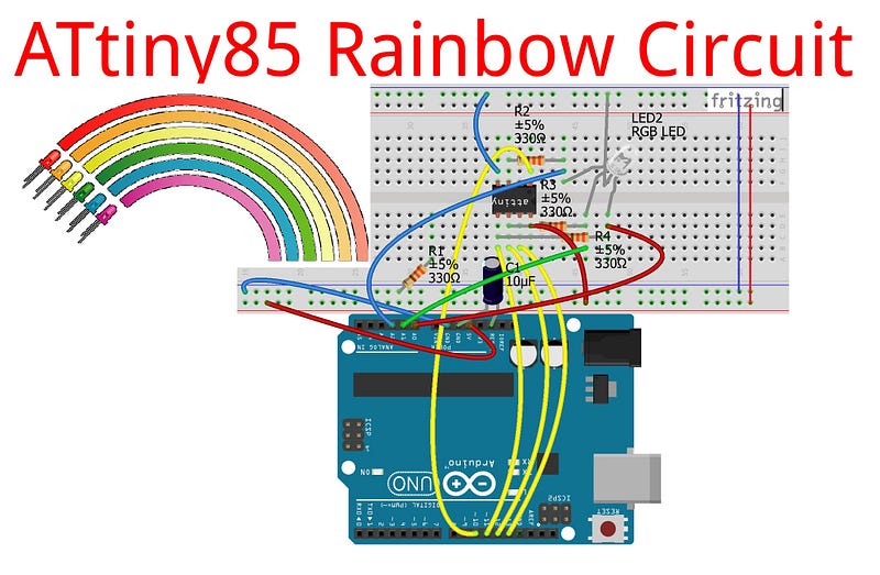 Fast Rainbow Circuit – Jungletronics – Medium