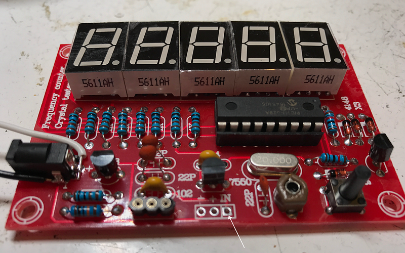 Crystal oscillator tester frequency counter kit review