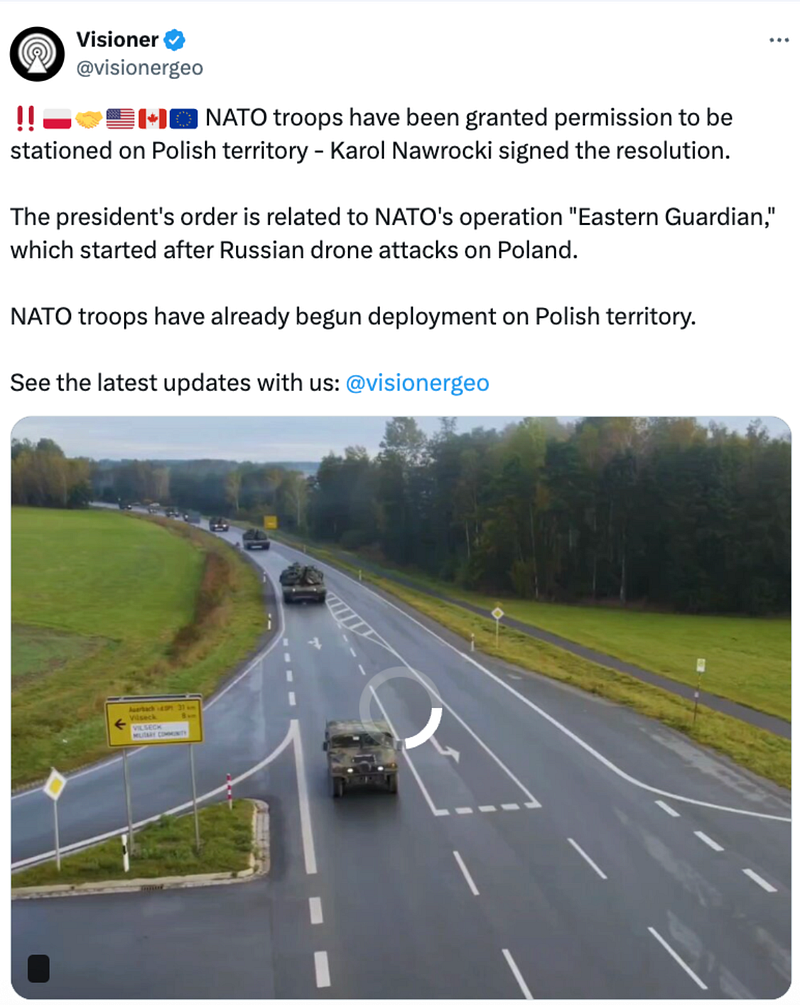 PARTLY FALSE: This video does not show NATO troops deployed in Poland