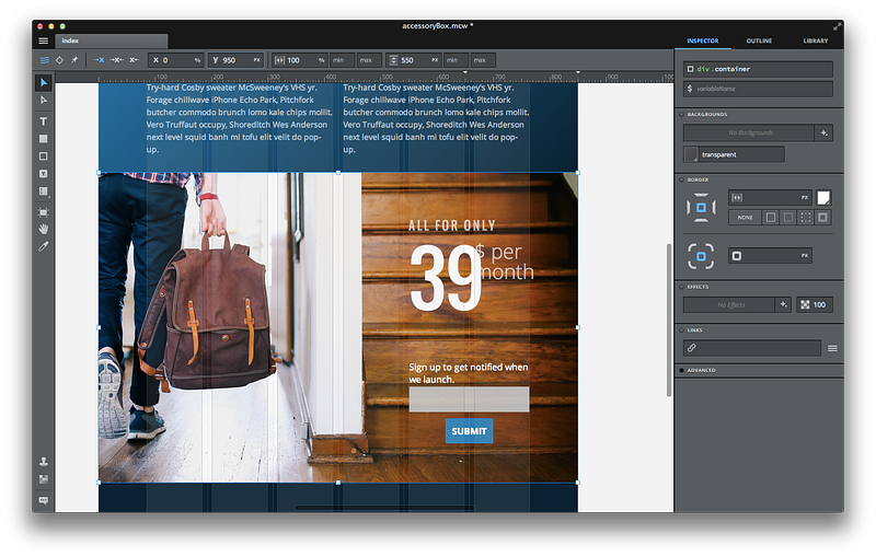 Using Macaw to Build a Simple Landing Page – Emelyn Baker – Medium