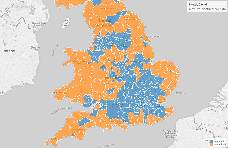 Making Maps for UK Countries and Local Authorities Areas in R