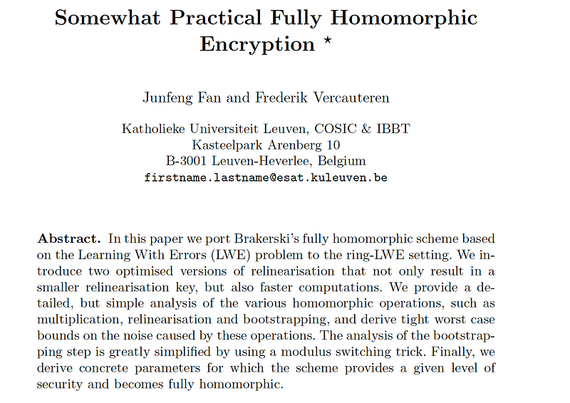 The Times They Are A-Changing: Post Quantum Cryptography Brings Rings and Fully Homomorphic…
