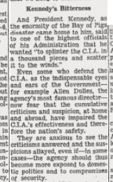 "I will splinter the CIA into a thousand pieces..." John F. Kennedy : r ...