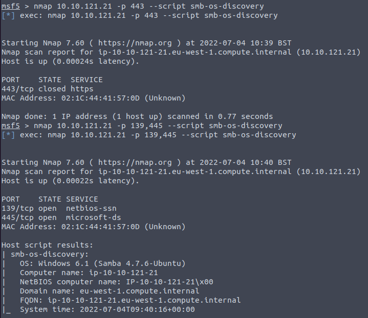 TryHackMe: Metasploit: Exploitation - Walkthrough - Jasper Alblas' Blog