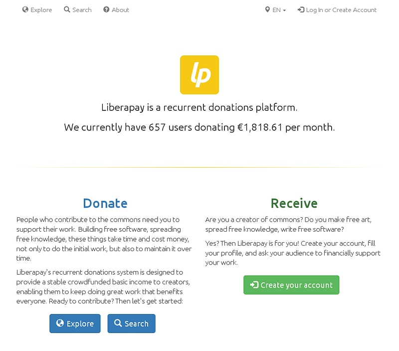 The First Year of Liberapay – Liberapay’s Blog – Medium
