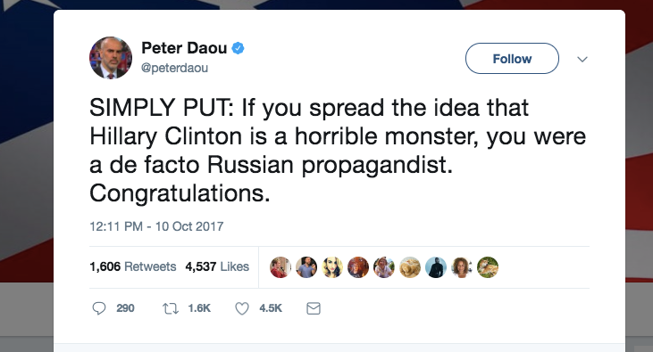 Peter Daou, prior chief executive of Shareblue and former Hillary ...