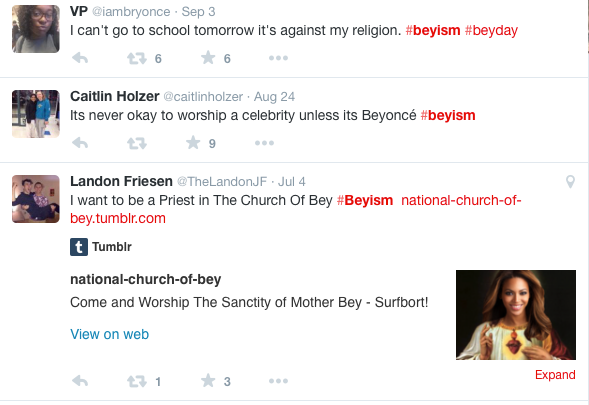 “Beyoncé is my religion” A look into Beyism – Religion and Popular ...