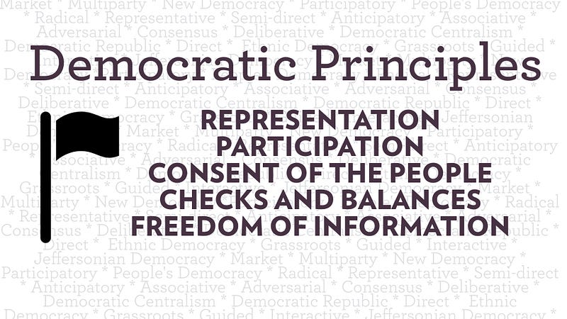 Want to be good for democracy? Be better at democracy.