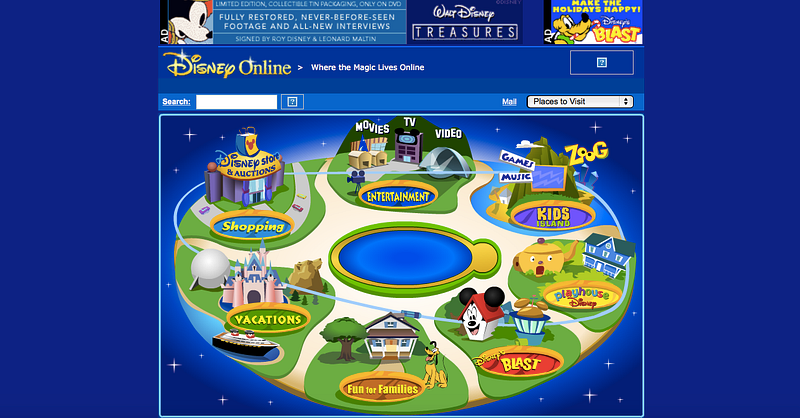 Disney Does Web Right From The Start – Communication & New Media – Medium