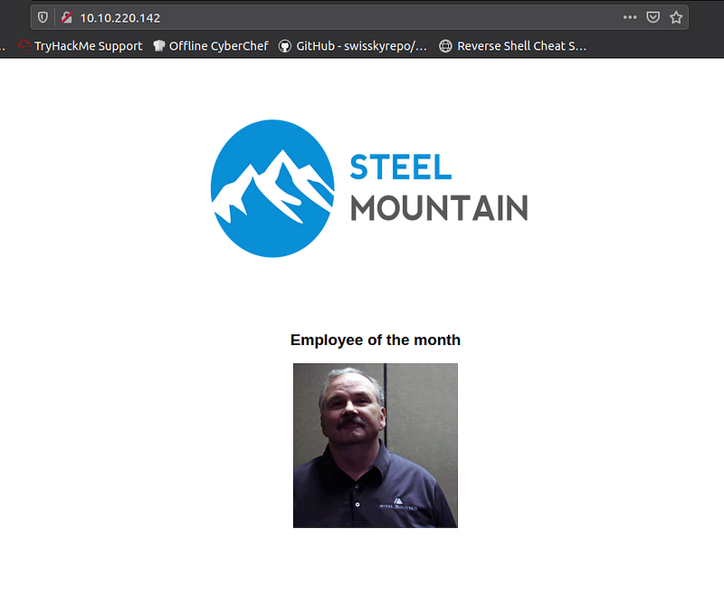 TryHackMe: Steel Mountain— Walkthrough - Jasper Alblas' Cybersecurity Lab