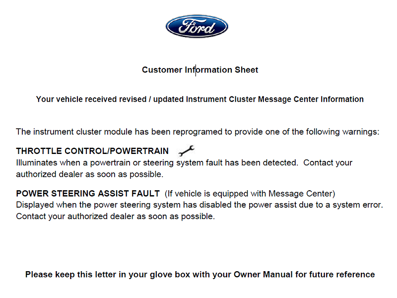 A Ford Escape Recall Gotcha — Recall 14S05, Transport Canada #201413