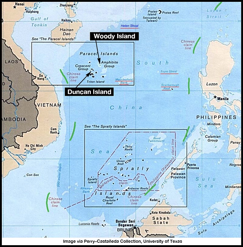 China is building on the Paracel Islands in the South China Sea