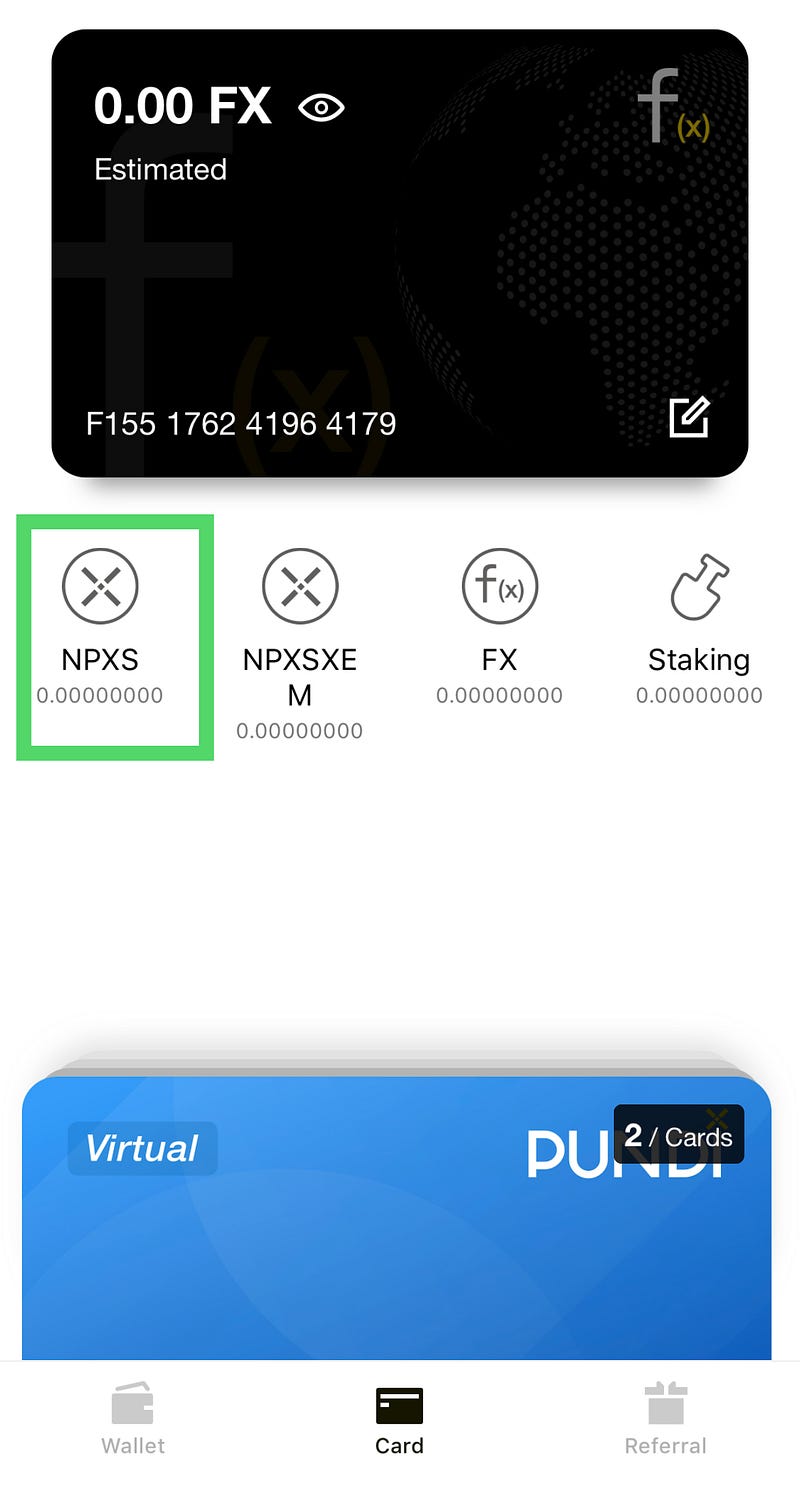 Using XWallet to Stake — How to allocate your NPXS (NOT NPXSXEM) in ...