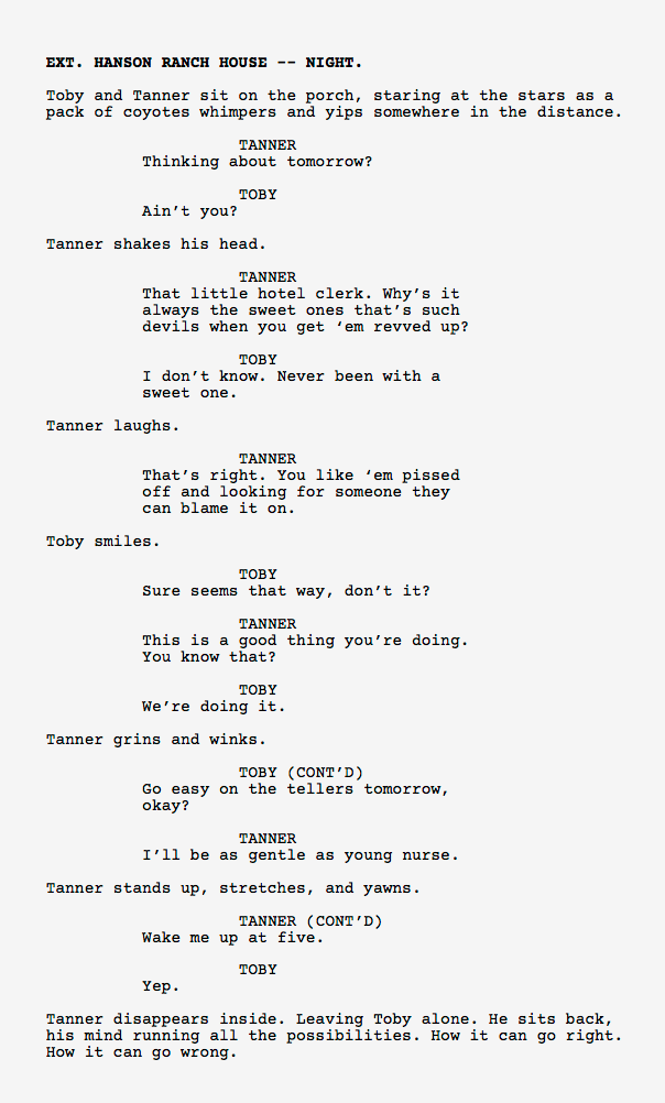 ‘Hell or High Water’ — “Pissed off and looking for someone to blame…”
