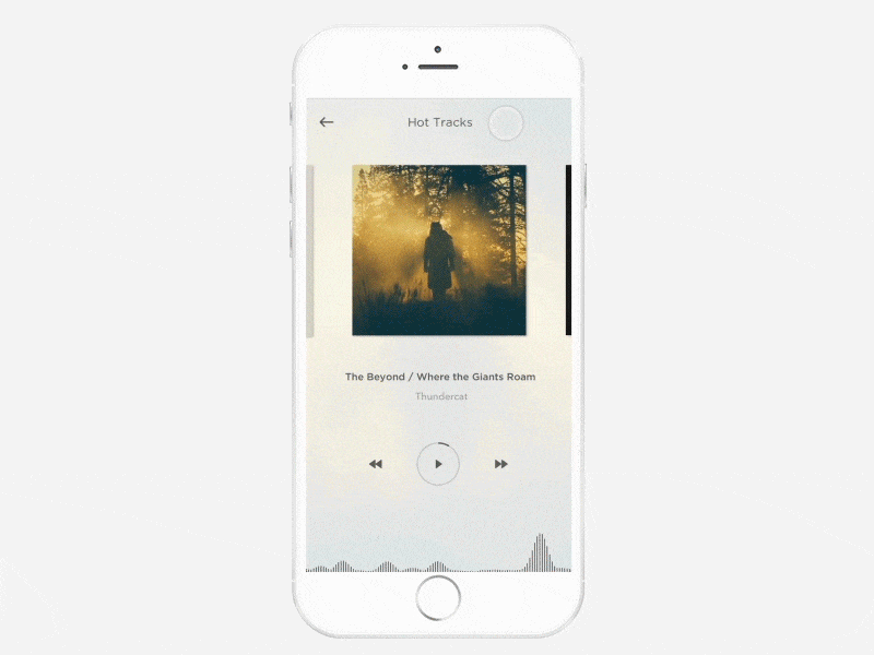 Music Player Inspiration — April 2017 – Collect UI – Medium