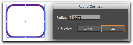 Membuat sudut rounded pada Illustrator CS6