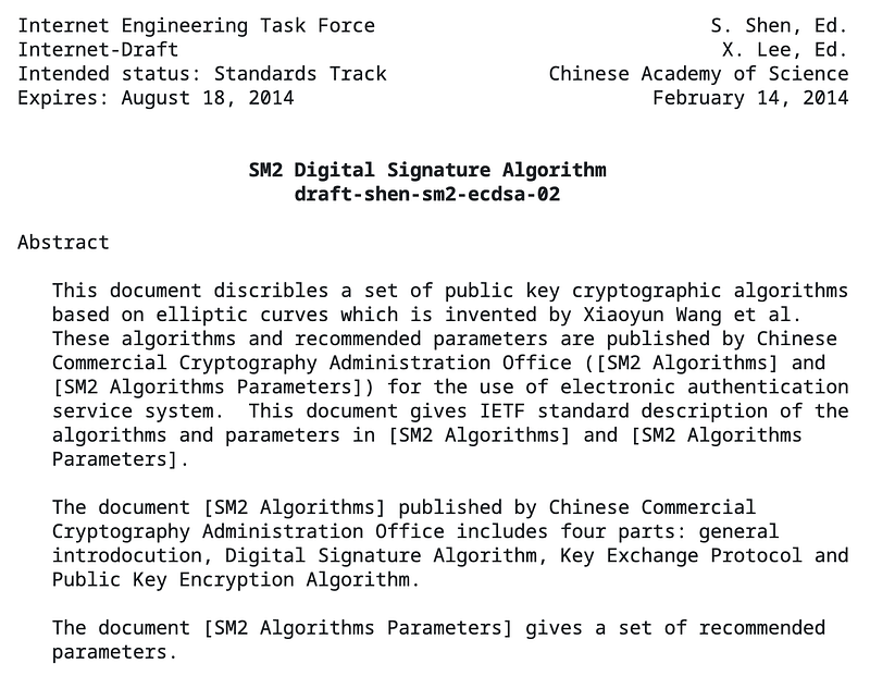 How Do The Chinese Ciphers Compare with NIST Standards?