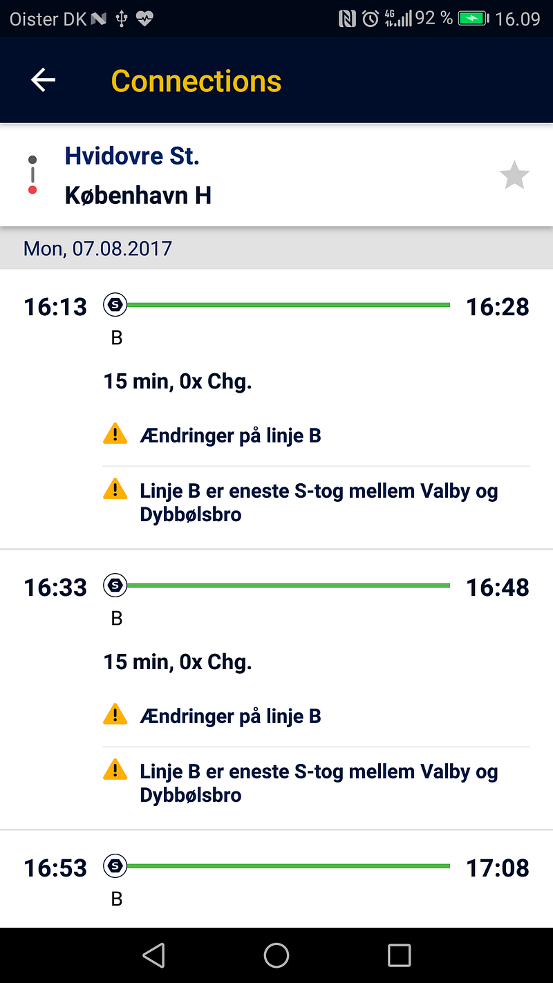 Travelling beyond A–B: Evolving a Travel Planner app (Rejseplanen) 📱