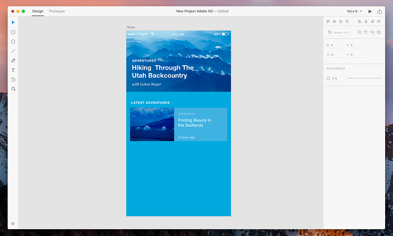 Getting started with Adobe Experience Design — Part I