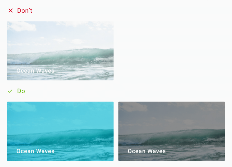 Techniques to Display Text over Background Images – uxdesign.cc