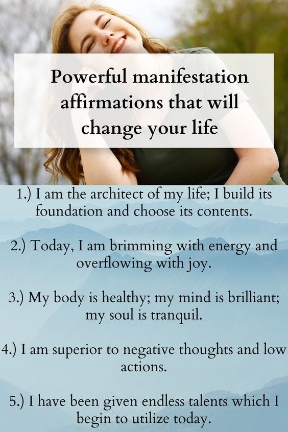 Manifestation affirmations(Powerful)-Including money love success and ...