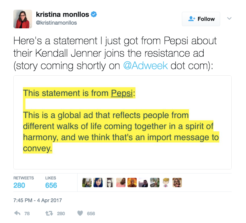 Pepsi, United and Trump – Rachel Dodes Wortman – Medium