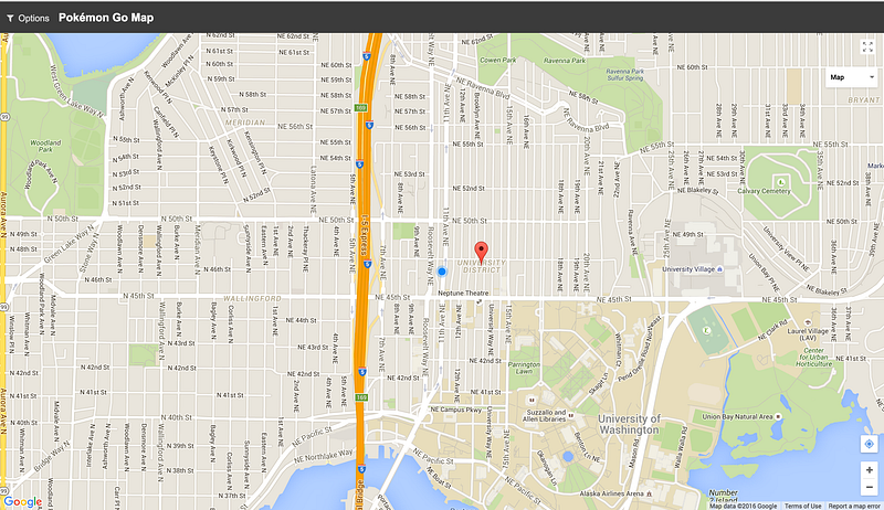 Impress your friends by creating a Live Pokémon Map of your neighborhood