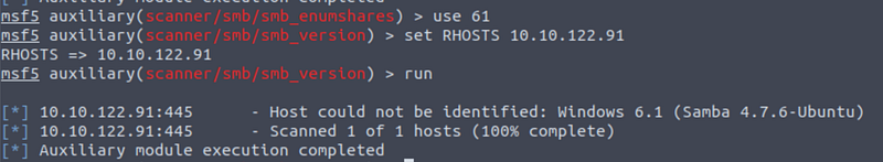 TryHackMe: Metasploit: Exploitation - Walkthrough - Jasper Alblas' Blog