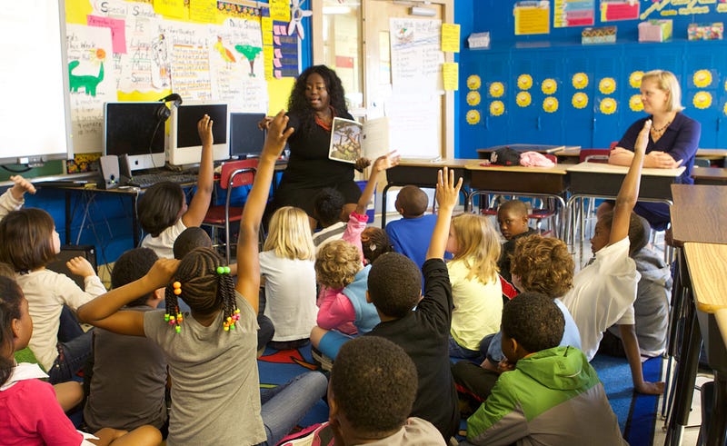 The importance of black teachers in mainly white schools