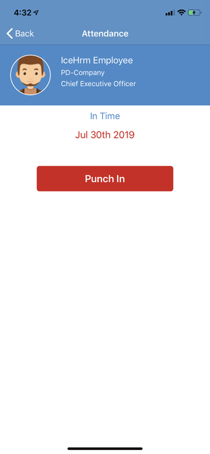 Attendance Tracking With IceHrm Mobile App