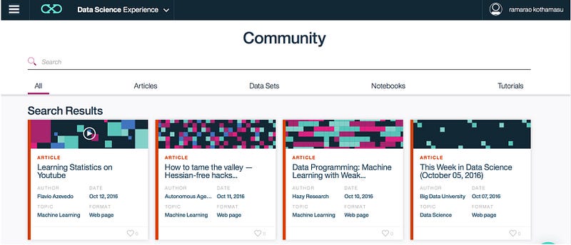 IBM - Data Science Experience, what is it? – Open Source Tech Talks ...