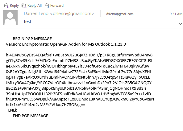 Installing OpenPGP For Microsoft Outlook – Encryptomatic LLC – Medium