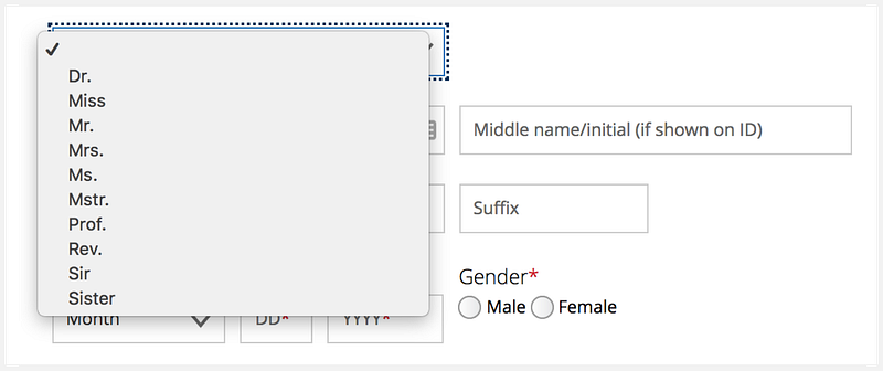 Designing forms for gender diversity and inclusion – uxdesign.cc