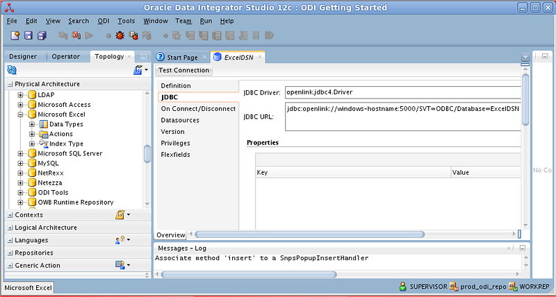 Using the Oracle Data Integrator (ODI) 12.2.1 – OpenLink ODBC, JDBC ...