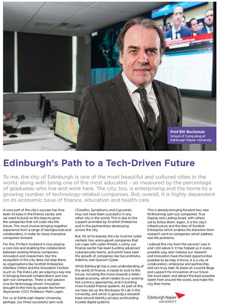 Edinburgh’s Path to a Tech-Driven Future