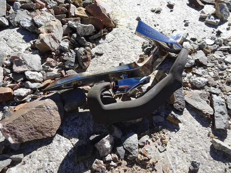 The debris of Flight 980 – Operation Thonapa