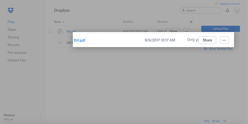 Usability testing of sharing files on Dropbox – UX Planet